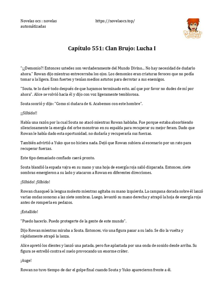 Batalla del Clan Brujo | PDF | Relámpago | Sonido