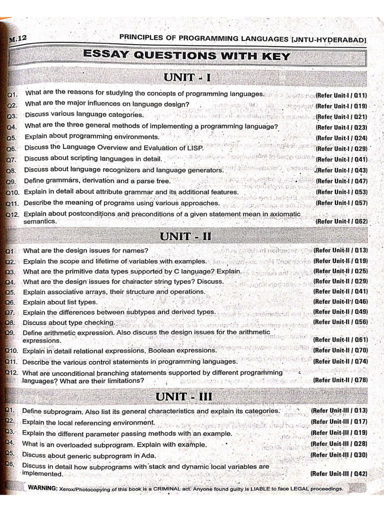 Ppl Important Questions | PDF