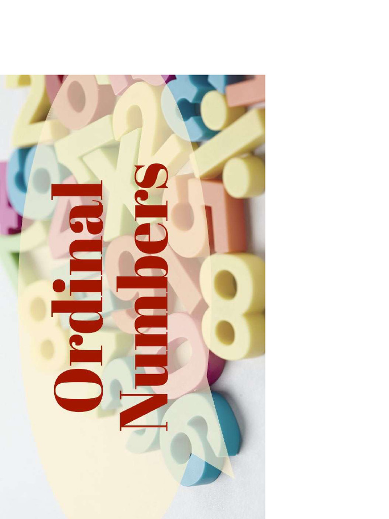 Ordinal Numbers | PDF