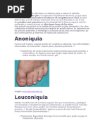 Guía sobre Cromoniquia y Alteraciones Ungueales | PDF | Clavo (anatomía ...