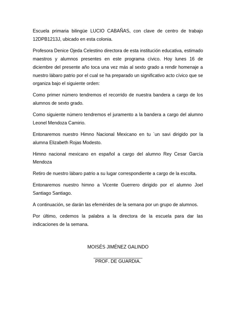 Programa Civico 2024-2025 | PDF