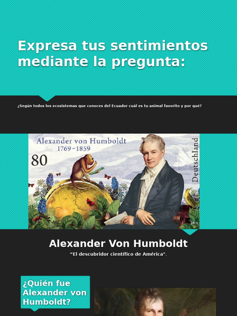 Alexander Von Humboldt | PDF | Geografía Física | Ciencias de la Tierra