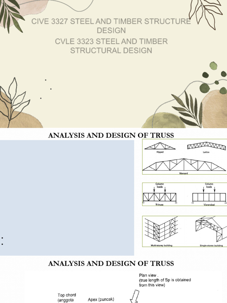Truss Design and Analysis Guide | PDF | Truss | Buckling