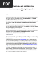 Pencil Drawing Techniques PDF | PDF