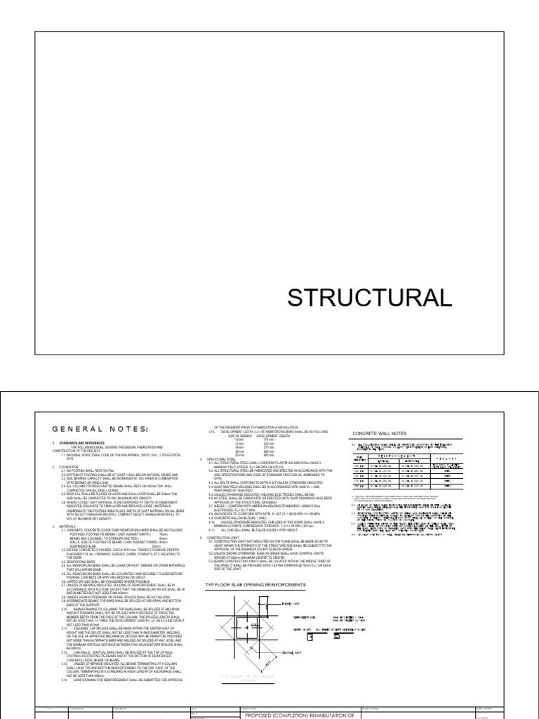 BFP Siargao DWG Structural | PDF | Building Engineering | Architectural ...