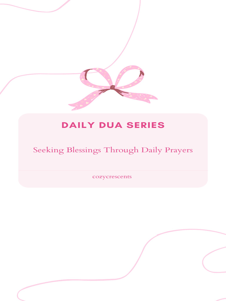 Daily Duaa | PDF | Semitic Words And Phrases | Religious Belief And ...