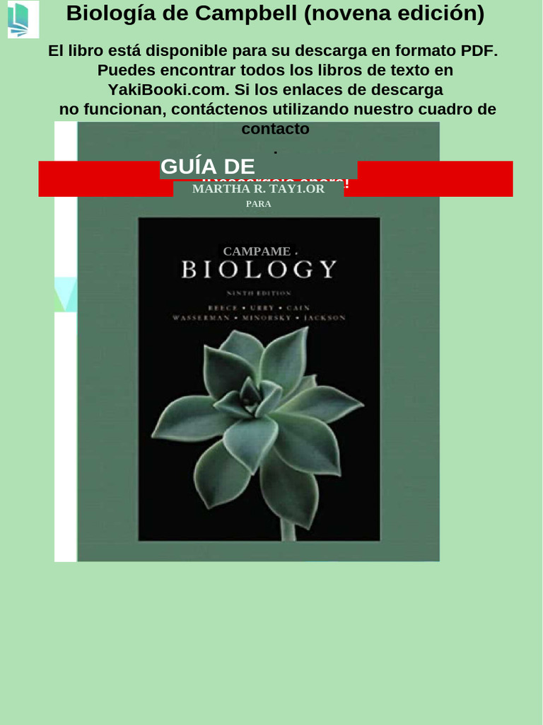 Biología de Campbell Novena Edición PDF | PDF