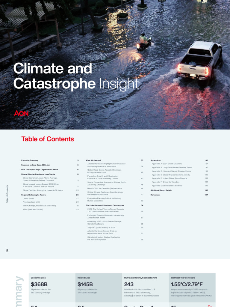 2025 Climate Catastrophe Insight | PDF | Tropical Cyclones | Natural ...