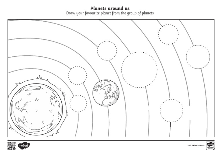 T 1697401535 Drawing Planets Activity Space Unit - Ver - 1 | PDF