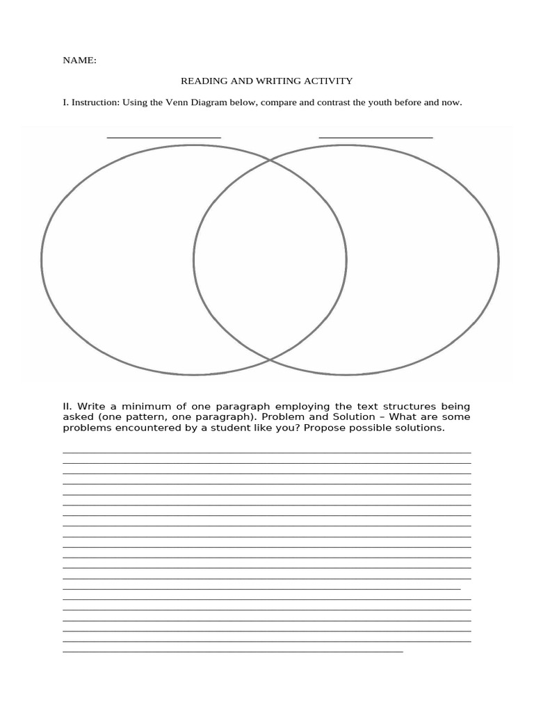 Raw Ven Diagram | PDF