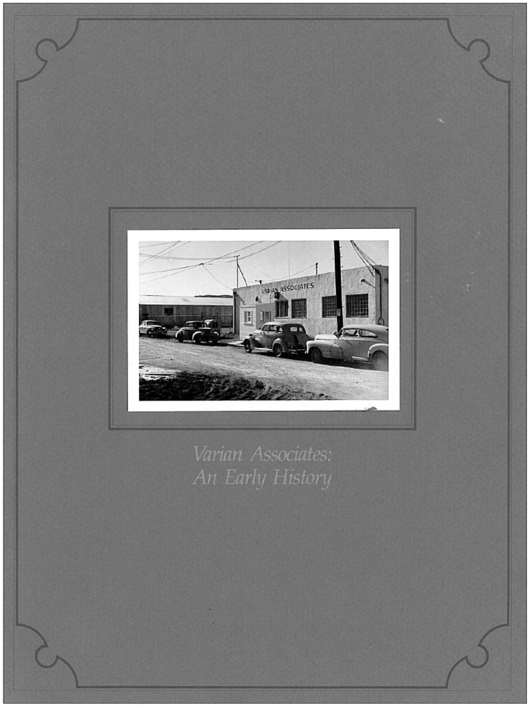 Varian Associates - An Early History | PDF