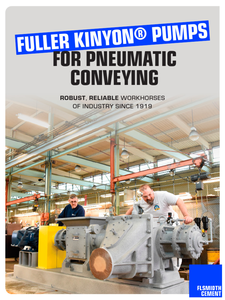 Fuller Kinyon Pump Brochure | PDF | Pump | Bearing (Mechanical)