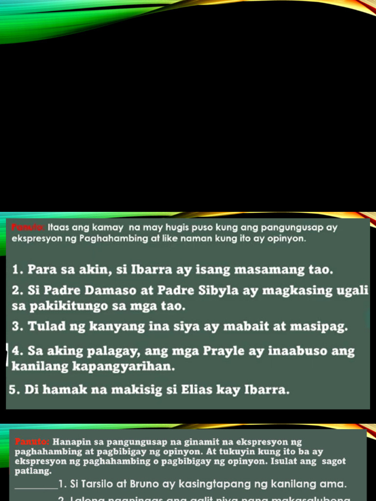 Ekspresyong Nagpapaliwanag, Nagbibigay Opinyon | PDF