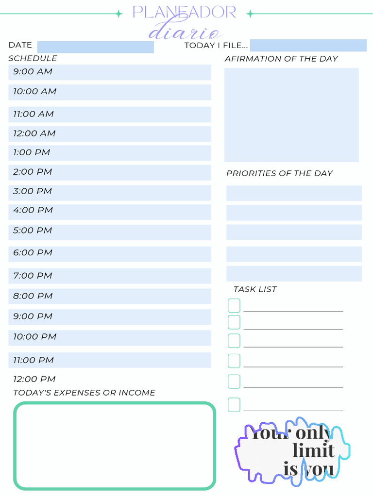 planeador diario | PDF