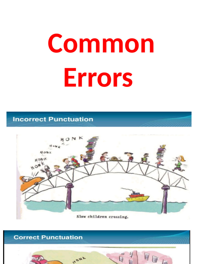 Common Errors(for Class) | PDF | Verb | Grammatical Number