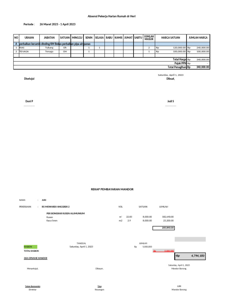 1 April 2023 Opnam | PDF