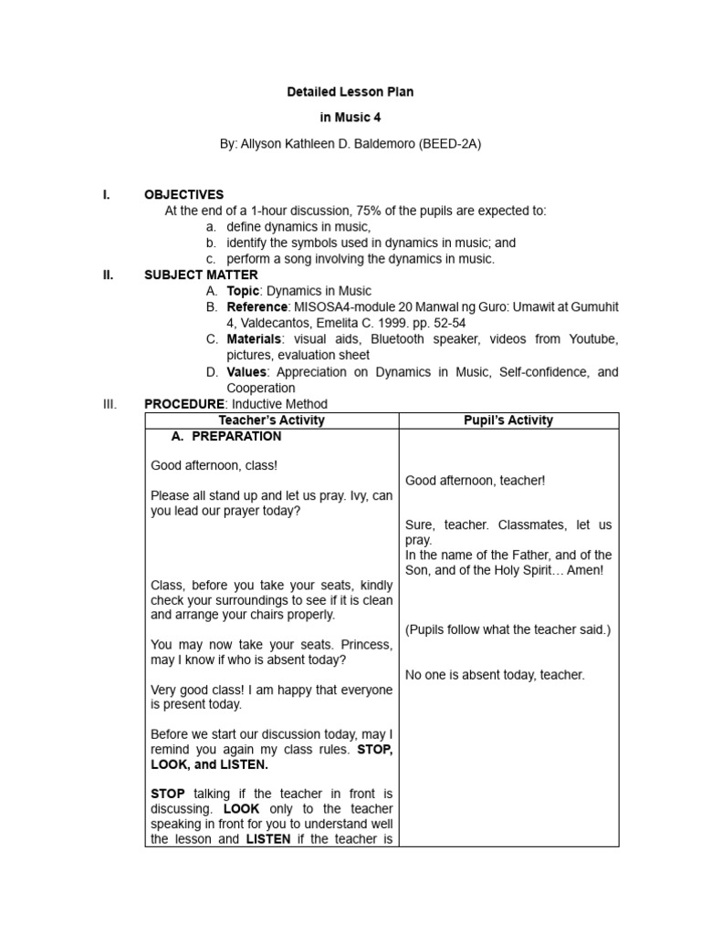 Music Dynamics for Grade 4 | PDF | Musical Compositions | Performing Arts