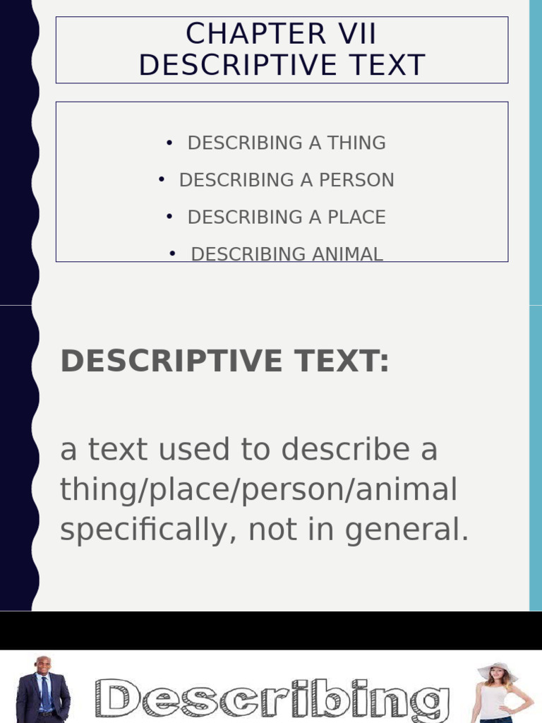 Grade 7 Descriptive Text Guide | PDF