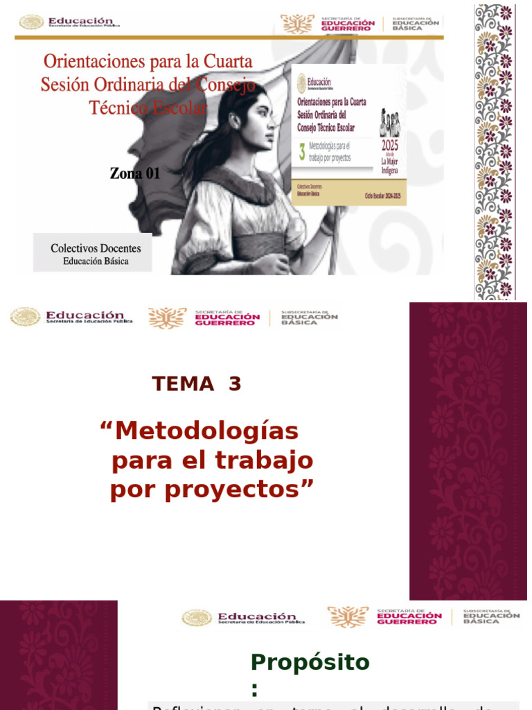 Tema 3. Presentacion - Metodologias para El Trabajo Por Proyectos | PDF | Enseñando | Maestros