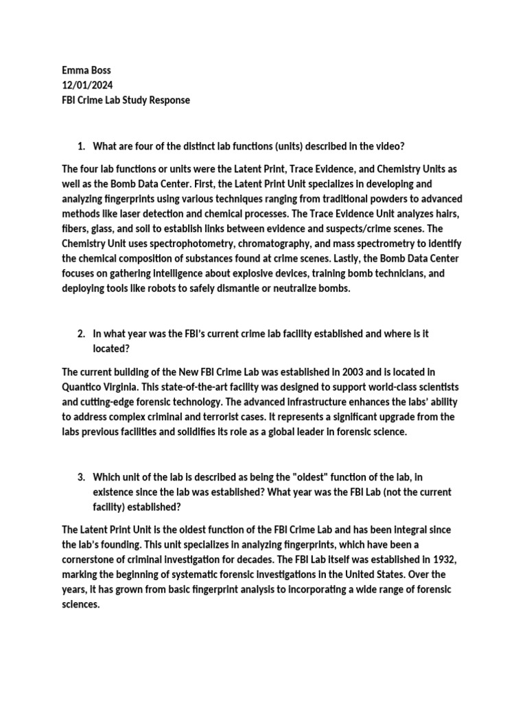 FBI Crime Lab Study Response | PDF | Forensic Science | Fingerprint