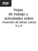 Actividades para aprender la letra D | PDF