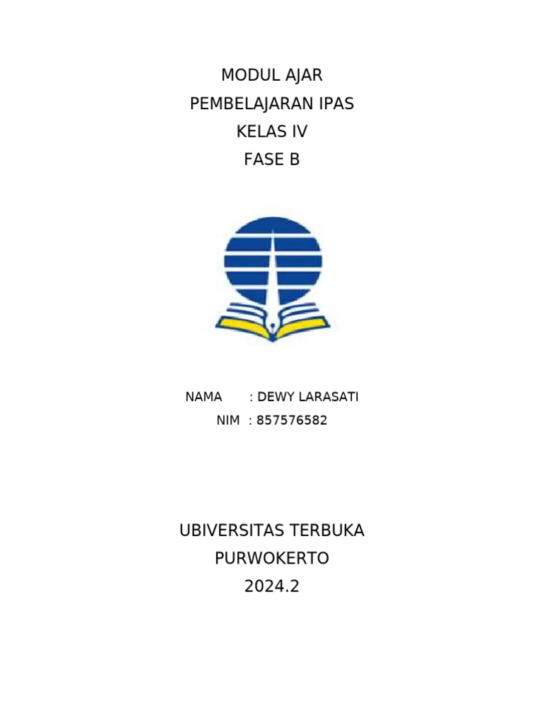 Cover Modul Ajar PKP | PDF