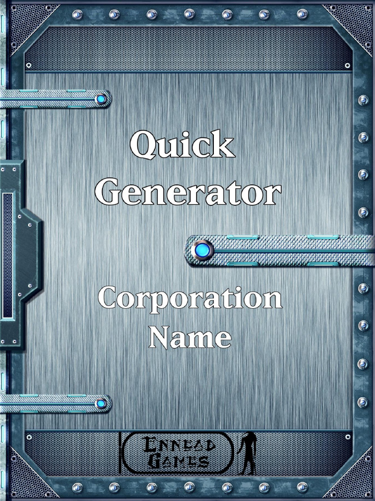 Quick Generator - Corporation Name | PDF