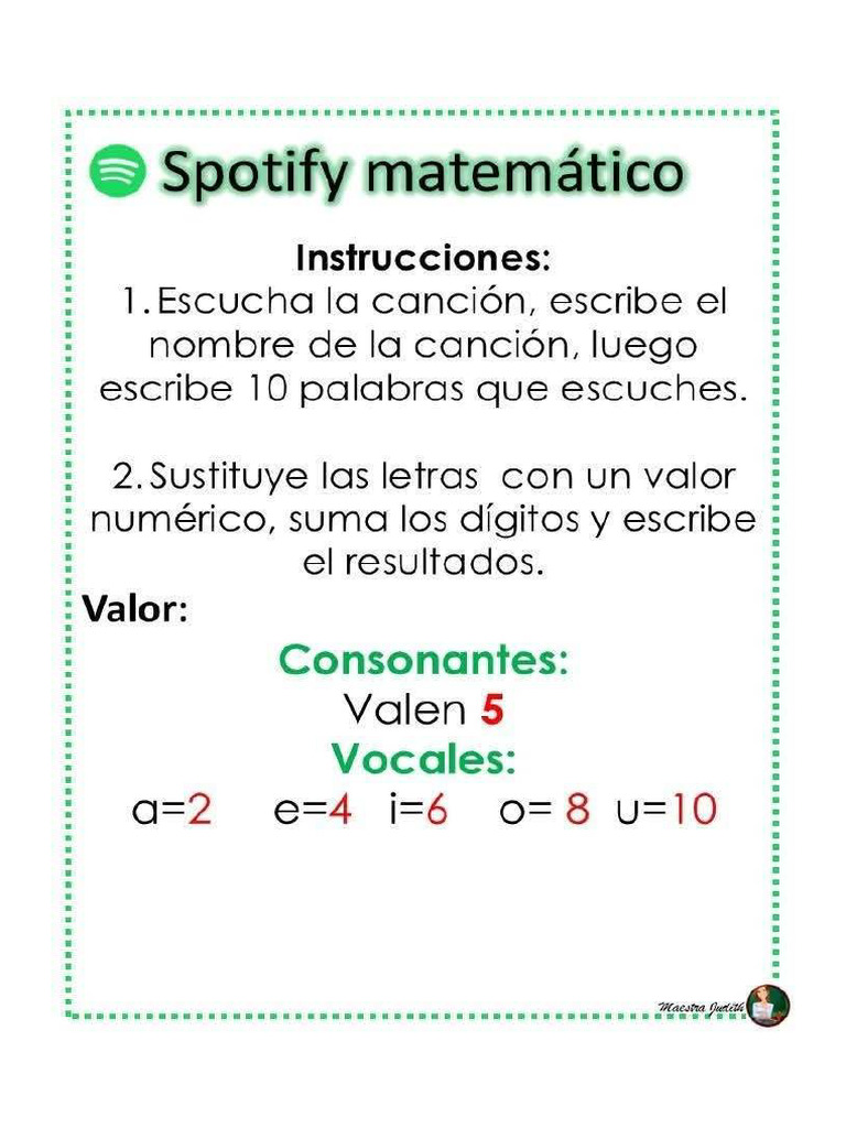 Spotify Matemático | PDF