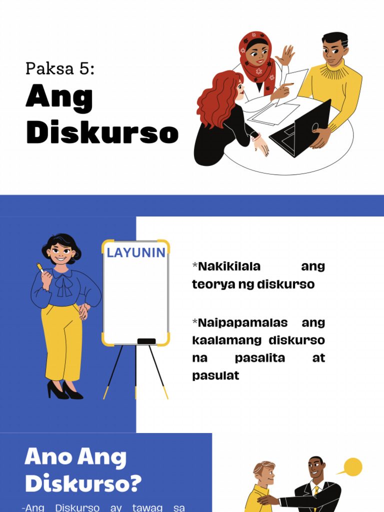 Aralin 5 Diskurso | PDF