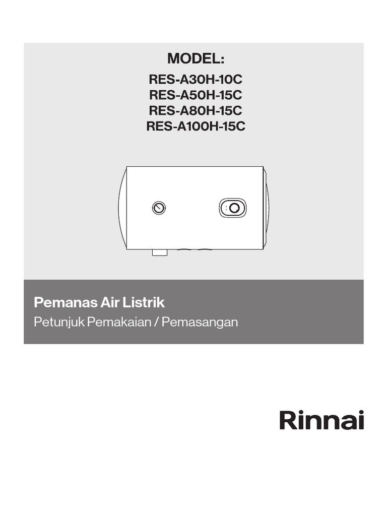 Panduan Instalasi Pemanas Air Listrik | PDF