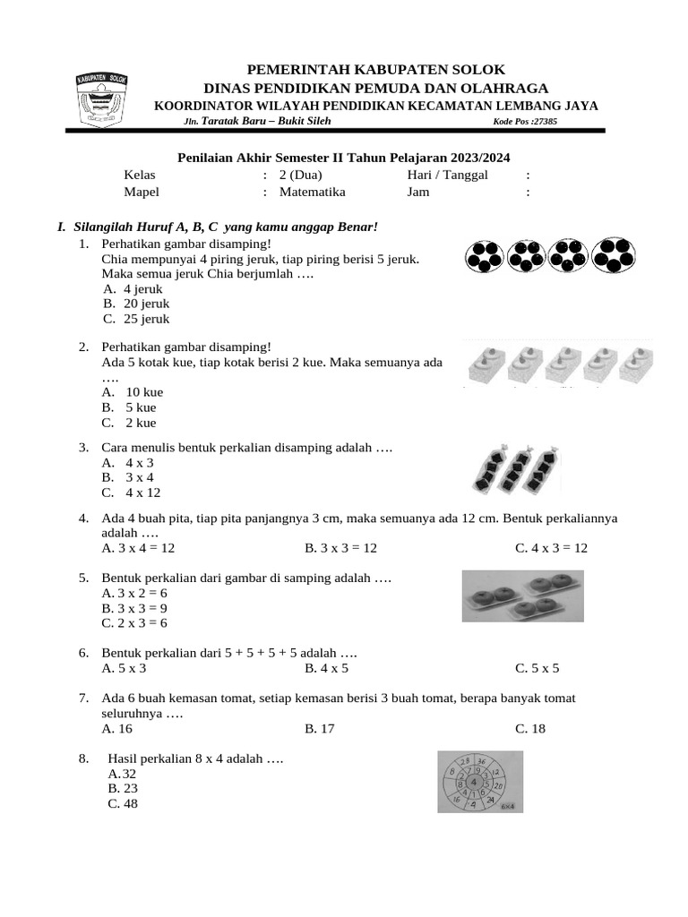 Format Soal | PDF
