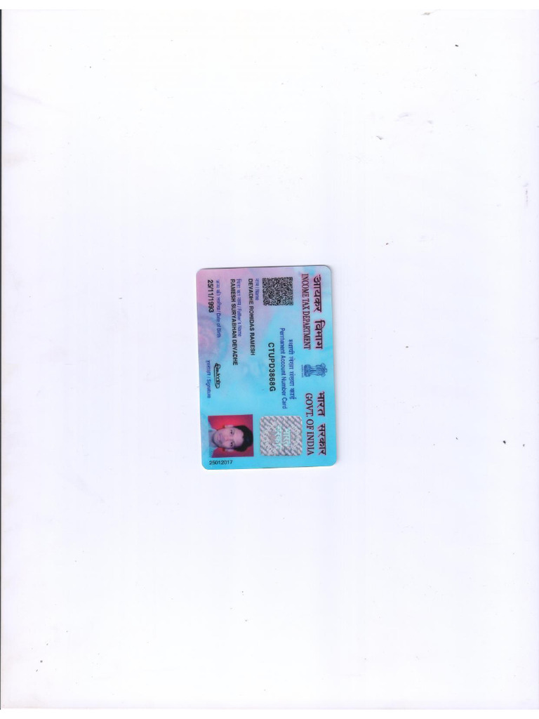 Pan Card Compressed | PDF