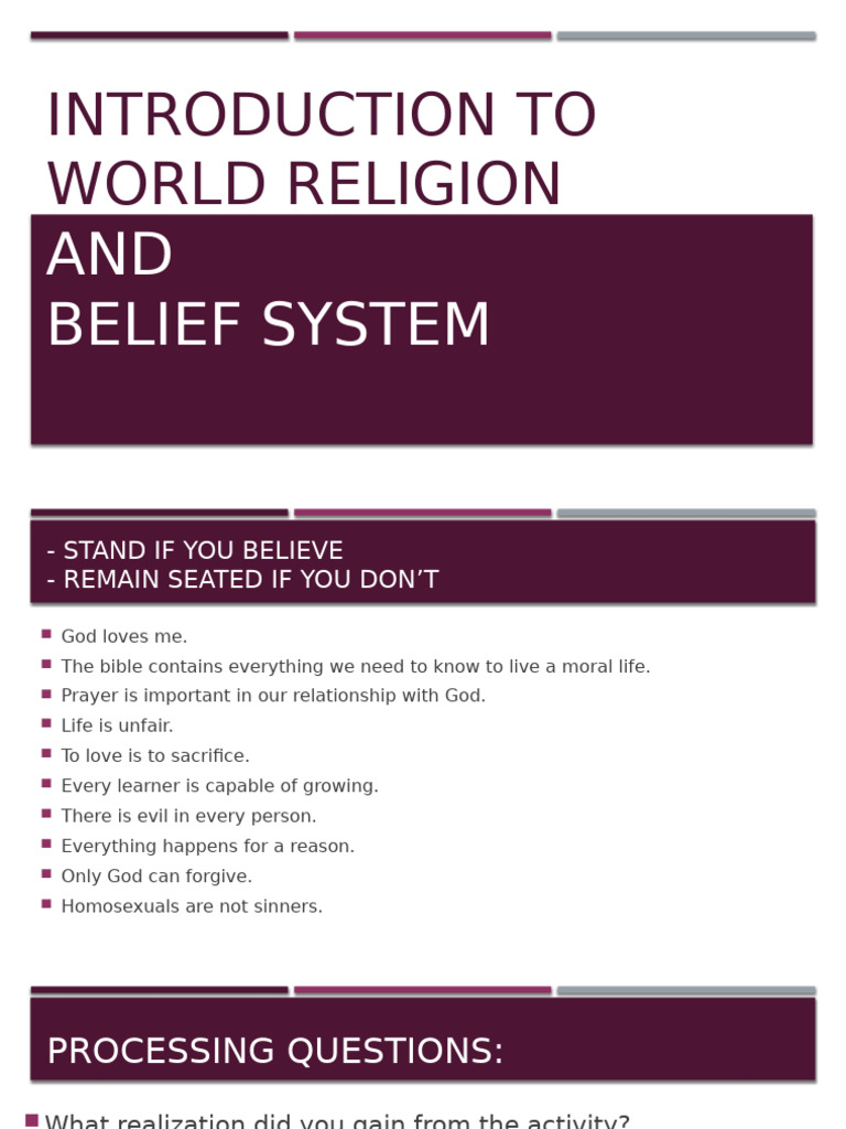 Exploring Beliefs and Religion | PDF