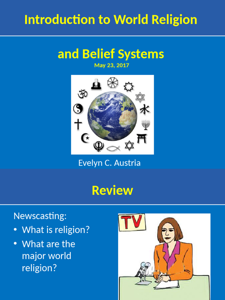 World Rel Lesson 1 | PDF | God | Religious Belief And Doctrine