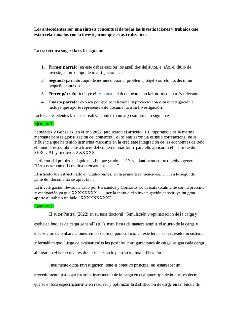 Observaciones Generales Del 3er Avance | PDF