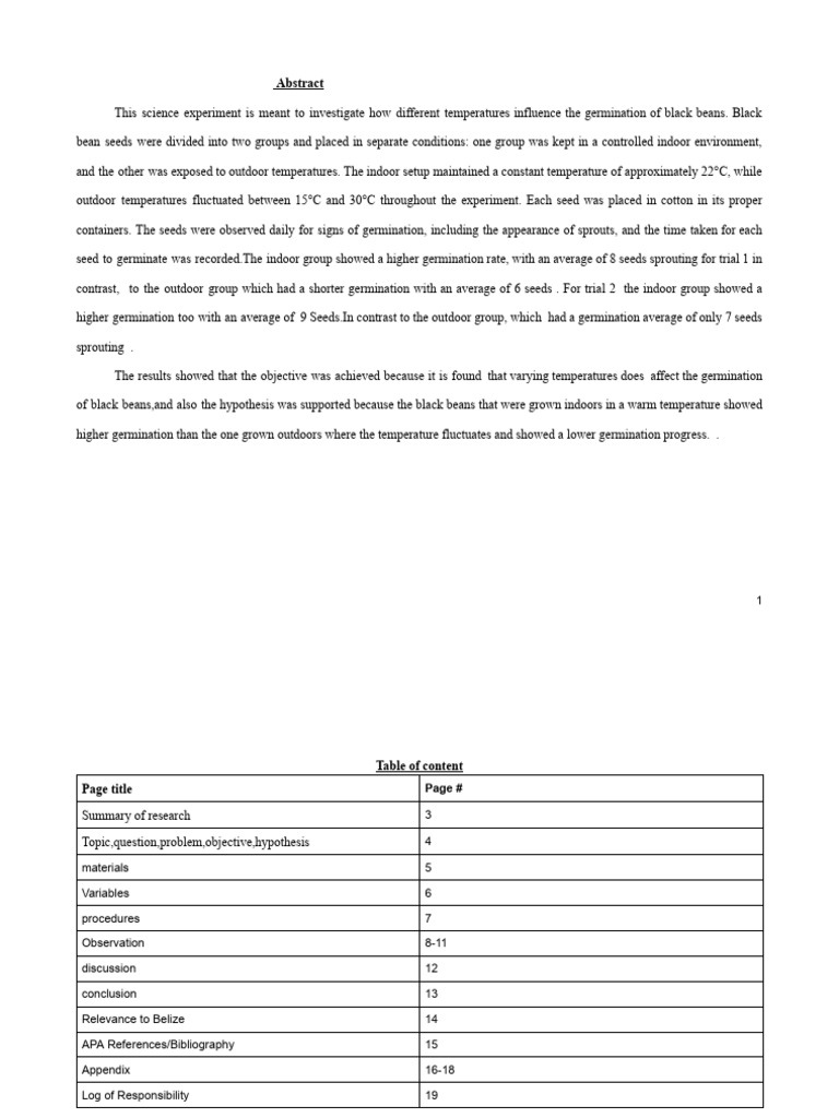 _science Fair Booklet Backboard | PDF | Soybean | Seed