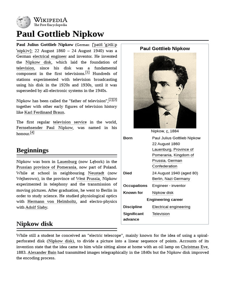 Paul_Gottlieb_Nipkow | PDF