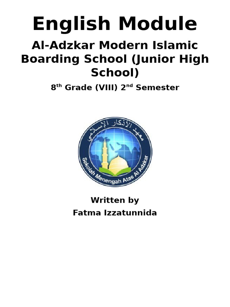MTs 8th Grade (2nd Semester) | PDF