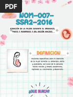 NORMA Oficial Mexicana 007 | PDF | El embarazo | Parto