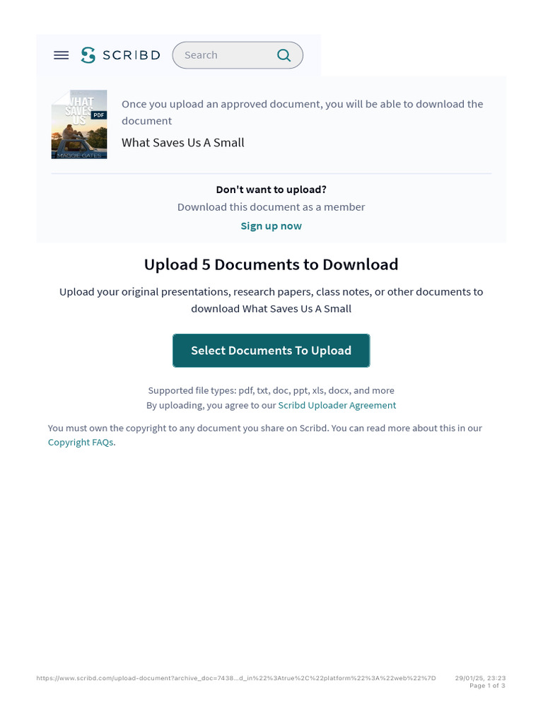 Upload A Document - Scribd | PDF | Scribd | Cyberspace