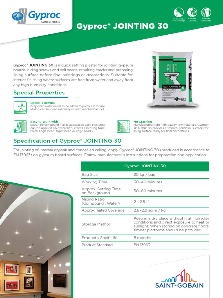 Gyproc-Plasters-Gyproc-Jointing-30 | PDF | Drywall | Secondary Sector ...