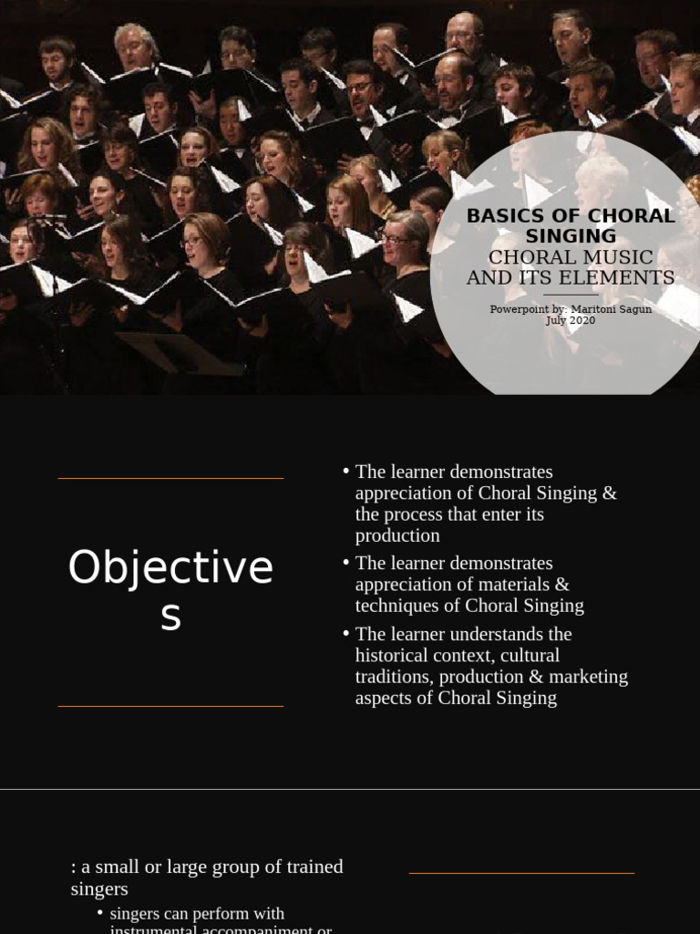 Basics of Choral Singing Guide | PDF