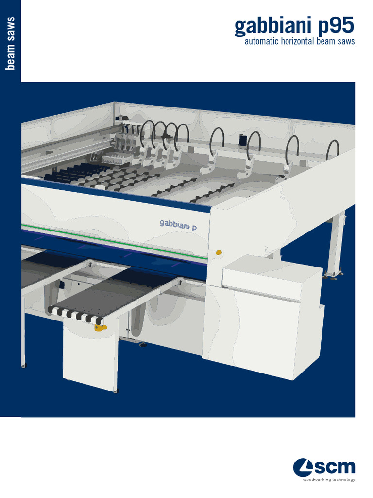 Gabbiani S95 Beam Saw Features | PDF | Tools | Equipment