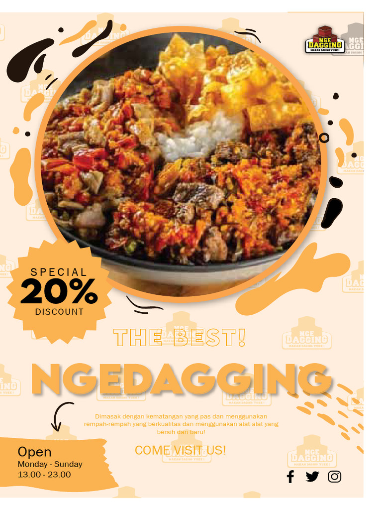 Diskon 20% di Ngedagging Setiap Hari | PDF