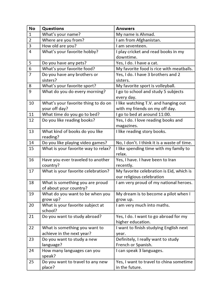 Conversational Questions | PDF