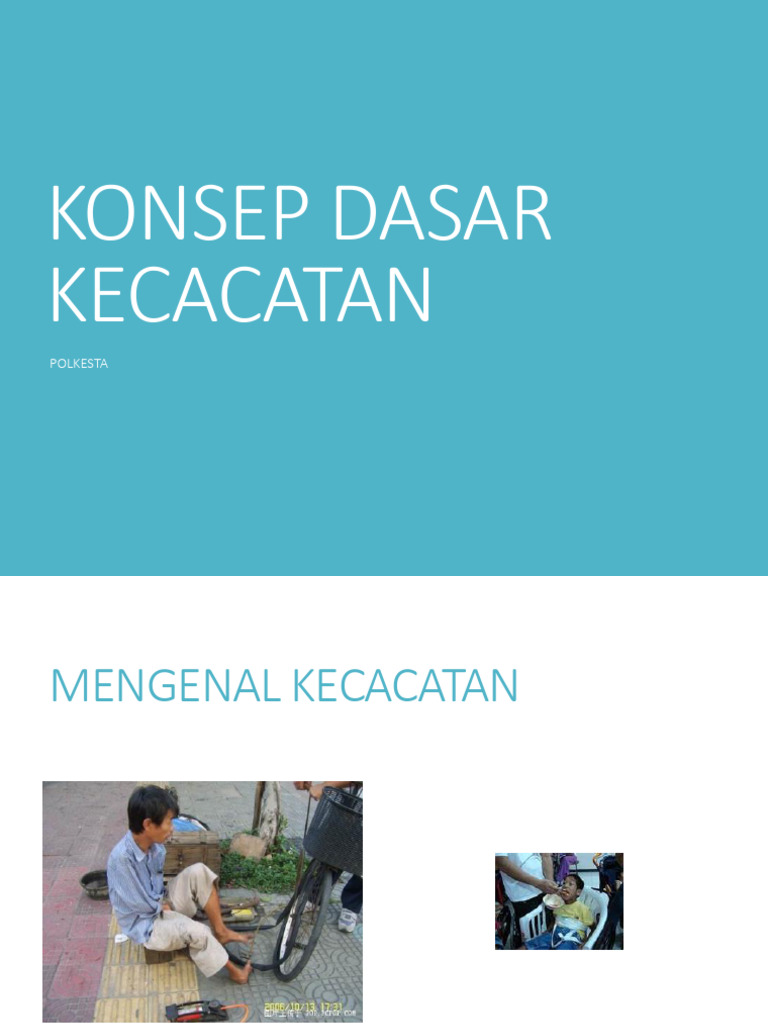 Memahami Kecacatan: Definisi dan Model | PDF
