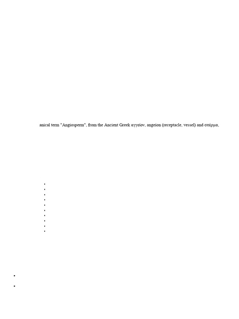 APG System: Modern Angiosperm Classification | PDF | Plants