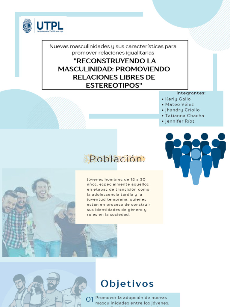 Diapositivas Propuesta Educativa | PDF | Masculinidad | Las emociones