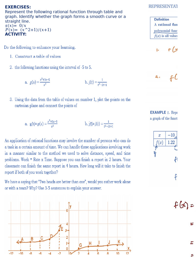 Representation Rational Functions | PDF