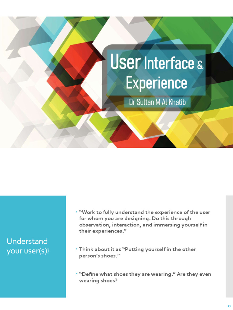 Introduction to User Interface Experience-Ch2 | PDF | Expert | Human Communication